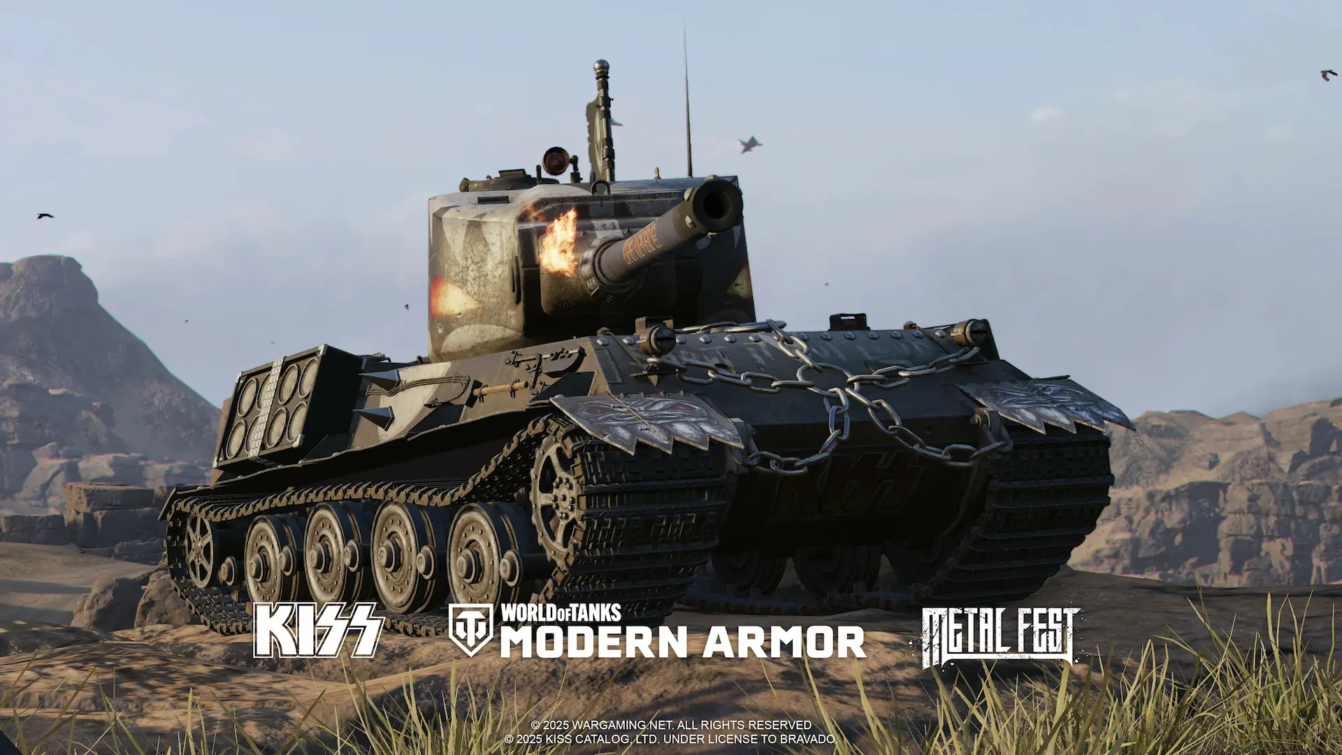 KISS come to World of Tanks Modern Armour | Loot Level Chill